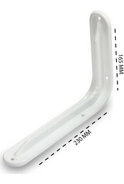 Beşel Lüks Raf Altı (Beyaz) 165*230 No: 7*9 Raf Ayağı 12 Adet Beşel Lüks Raf Altı (Beyaz) 165*230 No: 7*9 Raf Ayağı 12 Adet