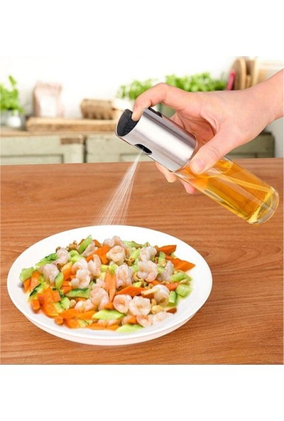Kitchen Beauty Cam Sprey Şişe Zeytinyağı Sirke Püskürtücü Yağdanlık Gümüş Yağ Spreyi Kitchen Beauty Cam Sprey Şişe Zeytinyağı Sirke Püskürtücü Yağdanlık Gümüş Yağ Spreyi