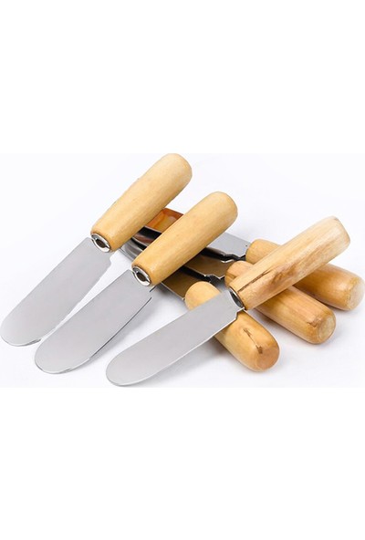 Kitchen Beauty 6'lı Sunumluk Tereyağ & Reçel Bıçağı Ahşap Saplı Çikolata Bal Reçel Kaymak Bıçağı Kitchen Beauty 6'lı Sunumluk Tereyağ & Reçel Bıçağı Ahşap Saplı Çikolata Bal Reçel Kaymak Bıçağı