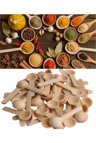 Kitchen Beauty 6'lı Ahşap Mini Ölçek Kaşığı Baharat Kaşığı 7 cm Kitchen Beauty 6'lı Ahşap Mini Ölçek Kaşığı Baharat Kaşığı 7 cm