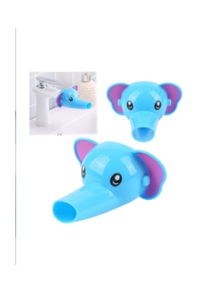 Kitchen Beauty Çocuklar Için Sevimli Fil Musluk Uzatma Başlığı Hayvan Karikatürlü Musluk Ucu Lavabo Musluğu