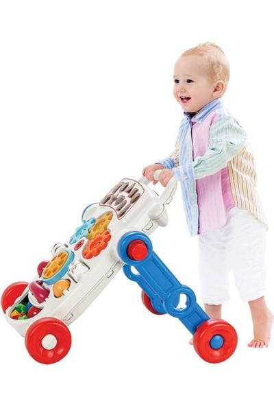 Strongart Happy Ilk Adım Arabası Mavi