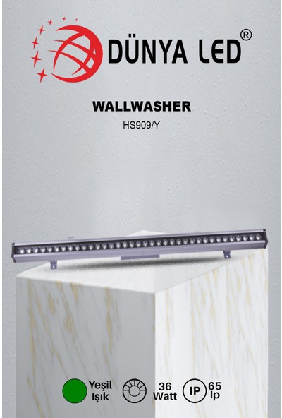 HS.909-Y 36X1W Wallwasher Dış Mekan Su Geçirmez LED Aydınlatması IP65 Yüksek Lümen Yeşil HS.909-Y 36X1W Wallwasher Dış Mekan Su Geçirmez LED Aydınlatması IP65 Yüksek Lümen Yeşil