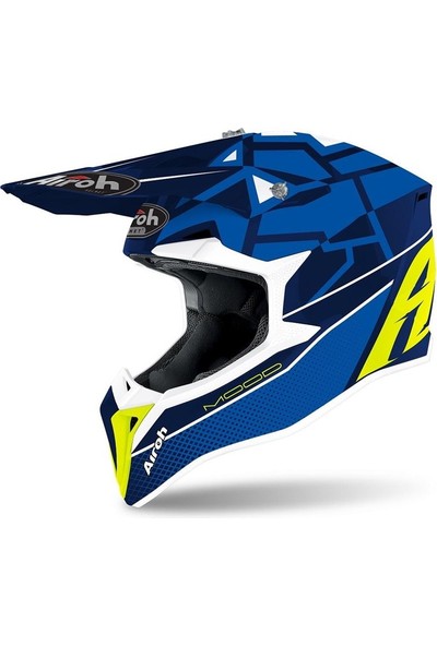 Aıroh Wraap Mood Blue Gloss Çocuk Kask Aıroh Wraap Mood Blue Gloss Çocuk Kask