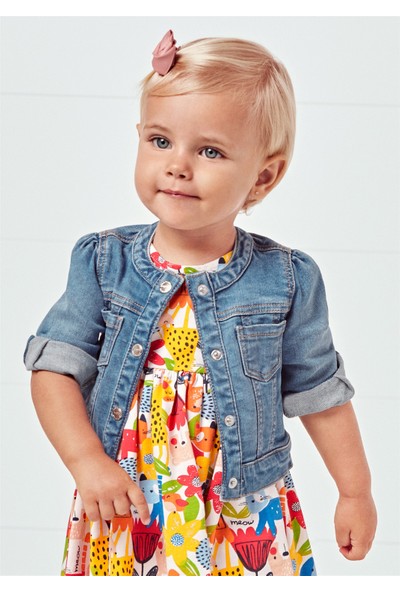 Mayoral Kız Bebek Kot Ceket