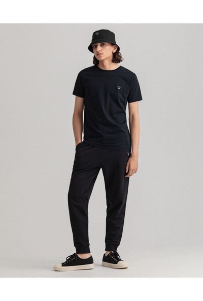 Gant Erkek Siyah Relaxed Fit Eşofman Altı 2049009.5