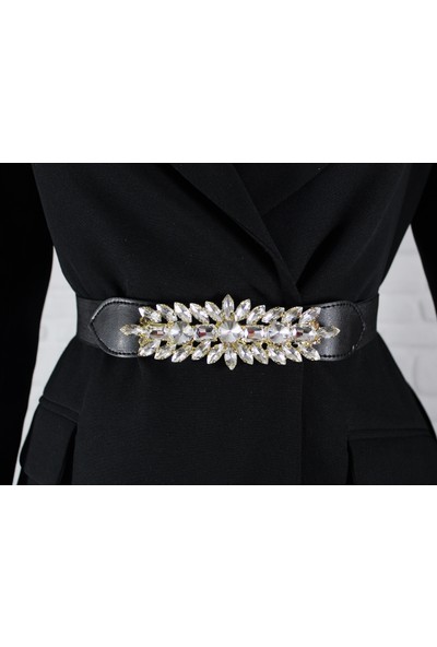 Karayel Collection Taşlı Lastikli Kemer