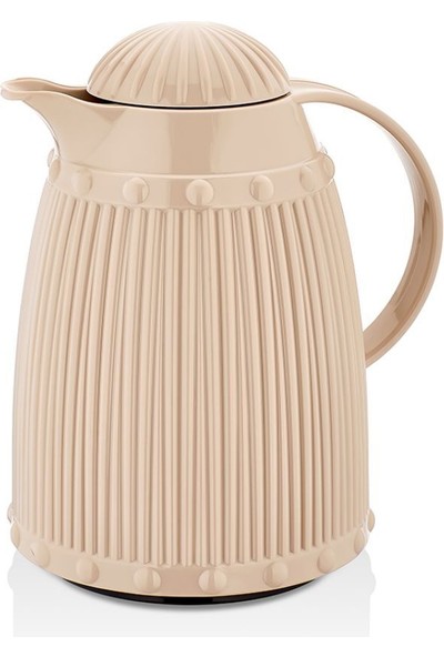 1 Lt Süt Kahve Rengi Barok Termos