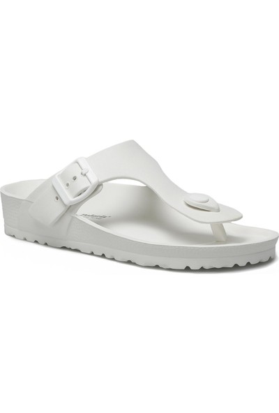 Polaris 400168.Z2FX Beyaz Kadın Terlik