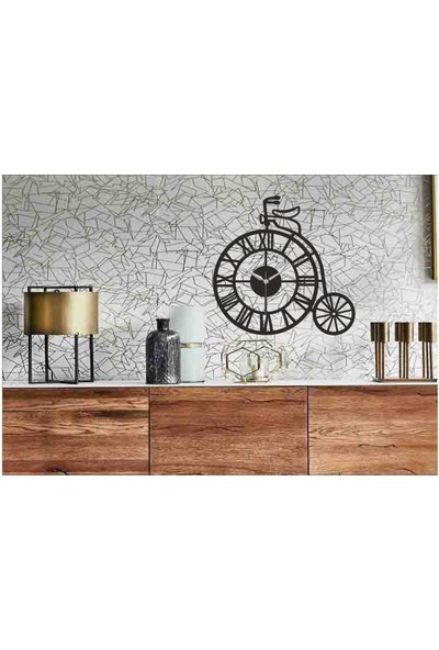 Hediyelikevi Bisiklet Temalı Ahşap Duvar Saati Hediyelikevi Bisiklet Temalı Ahşap Duvar Saati