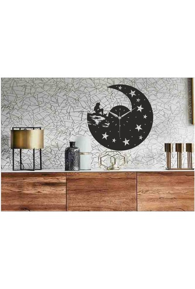 Hediyelikevi Deniz Kızı ve Yıldızlar Temalı Duvar Saati Hediyelikevi Deniz Kızı ve Yıldızlar Temalı Duvar Saati