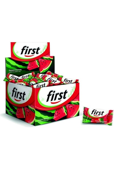 First Karpuz Aromalı Sakız Tekli 200'lü First Karpuz Aromalı Sakız Tekli 200'lü