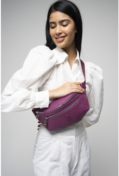 Valentıno Orlandı Kadın Bel Çantası Mürdüm VLT052