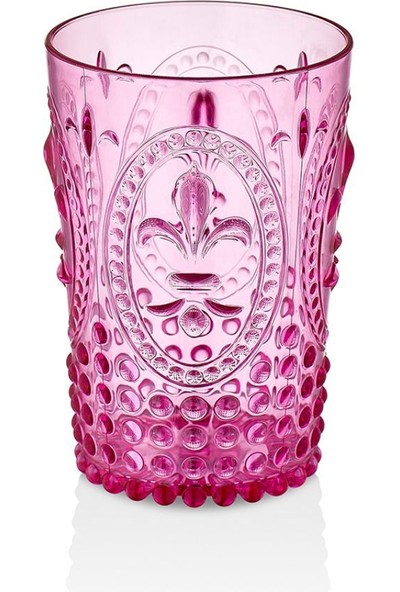Akrilik Pembe Kısa Bardak