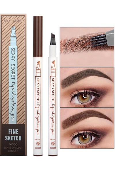Poni Kalıcı Likit Kaş Şekillendirici Kalem Kaş Kalemi Poni Kalıcı Likit Kaş Şekillendirici Kalem Kaş Kalemi