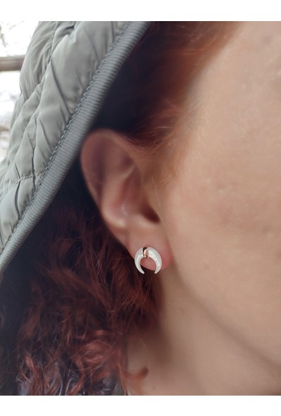 Noia Silver Rose Ay Küpe