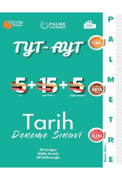 Palme Tyt Ayt 5+15+5 Tarih Deneme Sınavı