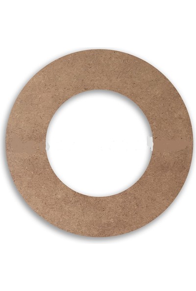 Leylaser 28 cm Kapı Süsü Kasnağı 3mm Ham Mdf
