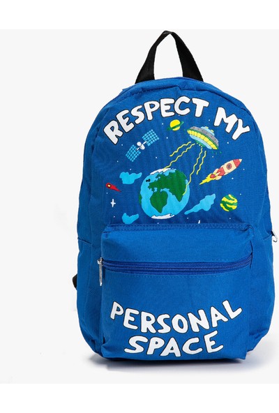 Koton Erkek Çocuk Yazılı Baskılı Sırt Çantası