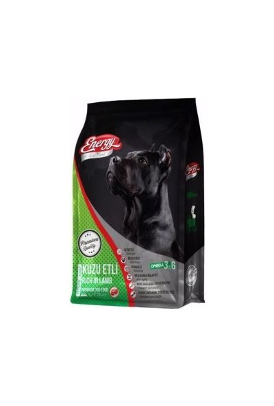 Energy Yetişkin Kuzu Etli Köpek Maması 1 kg Energy Yetişkin Kuzu Etli Köpek Maması 1 kg