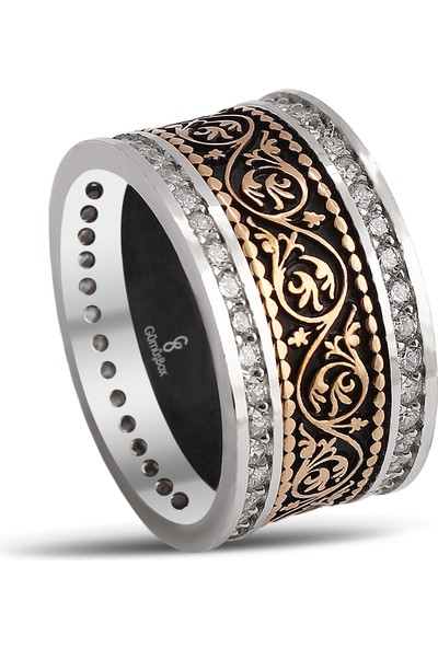 GB Özel Tasarım Osmanlı Motifli Bayan Alyans