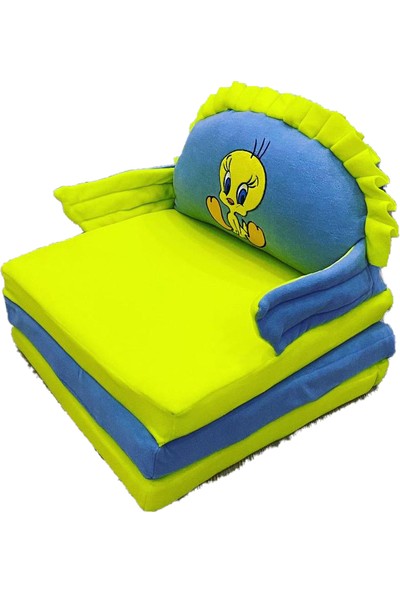 Anasons Portatif Çocuk Koltuğu 0-6 Yaş Mavi-Sarı Tweety PS3725