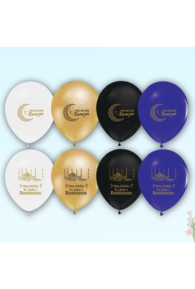 Süsle Bebek Parti Hoşgeldin Ramazan 30CM Balon - 10 Adet Süsle Bebek Parti Hoşgeldin Ramazan 30CM Balon - 10 Adet