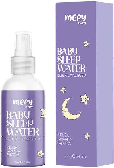Mefy Bebek Uyku Suyu Sprey Lavanta Melisa Papatya 50 ml Mefy Bebek Uyku Suyu Sprey Lavanta Melisa Papatya 50 ml