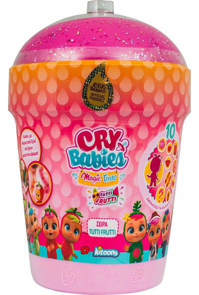Cry Babies Magic Tears Tutti Frutti W1 Pembe Cry Babies Magic Tears Tutti Frutti W1 Pembe