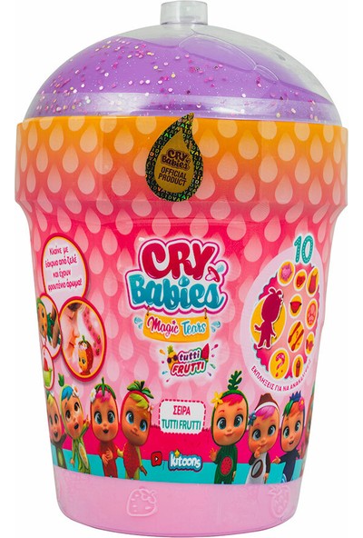 Cry Babies Magic Tears Tutti Frutti W1 Mor Cry Babies Magic Tears Tutti Frutti W1 Mor