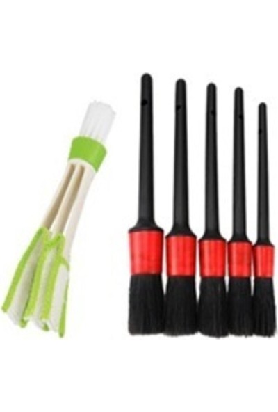 Epazzar Oto Temizlik Detay Fırçası Seti 6'lı Detail Dash Brush Klima ve Farklı Boyutlarda Fırça Seti 6lı Set Epazzar Oto Temizlik Detay Fırçası Seti 6'lı Detail Dash Brush Klima ve Farklı Boyutlarda Fırça Seti 6lı Set
