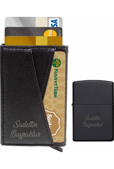 Hediye Rengi Kişiye Özel Mekanizmalı Yeni Nesil Kartlık ve Çakmak Seti Hediye Rengi Kişiye Özel Mekanizmalı Yeni Nesil Kartlık ve Çakmak Seti