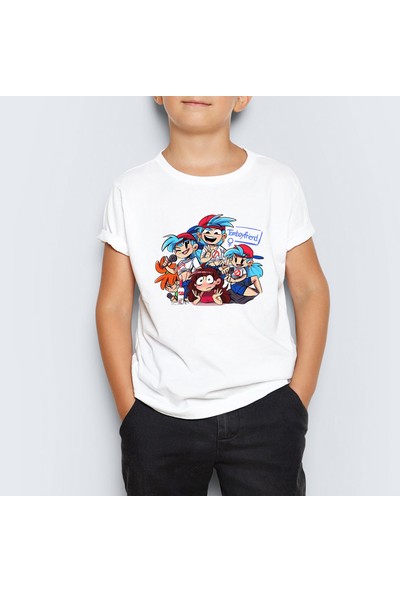 Morinna Friday Night Funkin Tomboy Friend Çocuk T-Shirt Mr-01 Morinna Friday Night Funkin Tomboy Friend Çocuk T-Shirt Mr-01