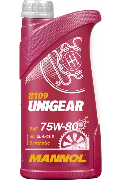Mannol MN8109-1 Unıgear Sae 75W-80 Apı Gl-4/gl-5 1 L (Üretim YILI:2021) Mannol MN8109-1 Unıgear Sae 75W-80 Apı Gl-4/gl-5 1 L (Üretim YILI:2021)