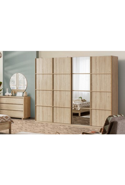 Maj Sürgülü Gardırop