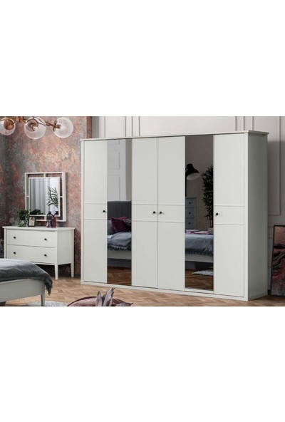 Doressa Simma 6 Kapaklı Gardırop