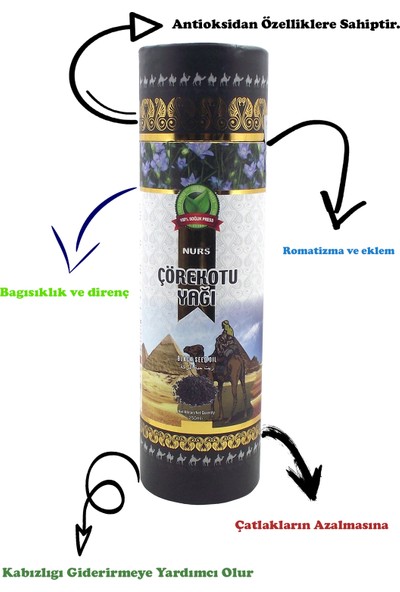 Nurs Çörekotu Yağı 250 ml Çörek Otu Yağı Soğuk Sıkım Crko Nurs Çörekotu Yağı 250 ml Çörek Otu Yağı Soğuk Sıkım Crko