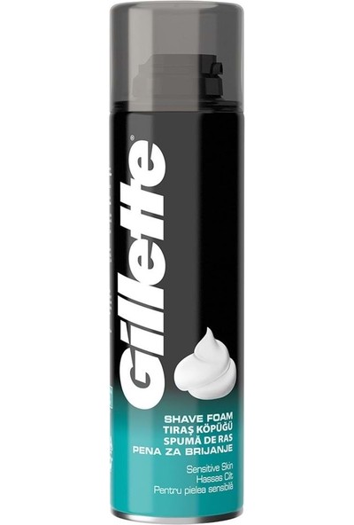 Gillette Tıraş Köpüğü 200 ml Hassas Ciltler