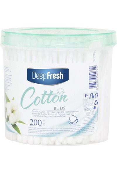 Deep Fresh Kulak Çubuğu 200 Adet Deep Fresh Kulak Çubuğu 200 Adet