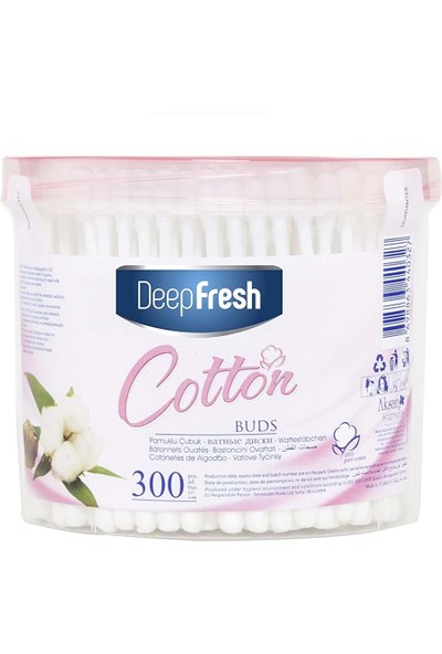 Deep Fresh Kulak Çubuğu 300 Adet Deep Fresh Kulak Çubuğu 300 Adet