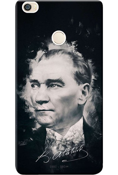 Zamass Xiaomi Mi Max Kılıf Desen Baskılı Silikon Mustafa Kemal Atatürk STK:388 Zamass Xiaomi Mi Max Kılıf Desen Baskılı Silikon Mustafa Kemal Atatürk STK:388
