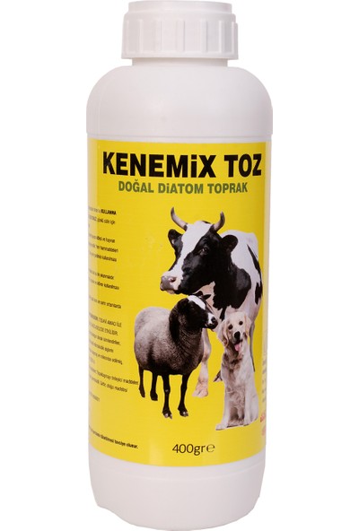 Kenemix KEN-400 Kene Bit Pire Önleyen Doğal Diatom Toprak Kenemix Di-Ar Ultra 400 gr Kenemix KEN-400 Kene Bit Pire Önleyen Doğal Diatom Toprak Kenemix Di-Ar Ultra 400 gr