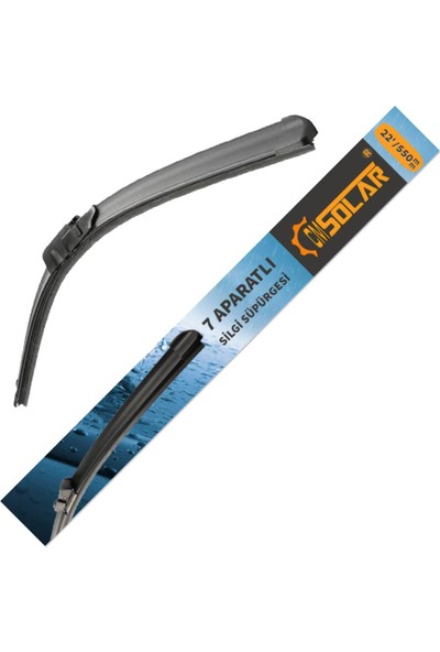 Cmsolar 55 cm 7 Aparatlı Silgi Süpürgesi Cmsolar 55 cm 7 Aparatlı Silgi Süpürgesi