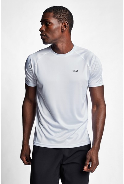 Lescon Beyaz Erkek Antrenman Kısa Kollu T-Shirt 22B-1025