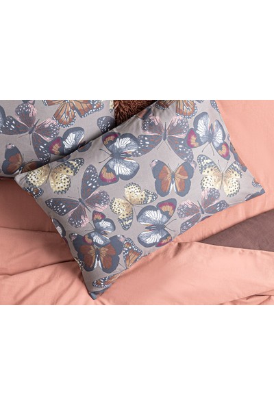 English Home Papilions Pamuklu 2'li Yastık Kılıfı 50X70 cm Yeşil
