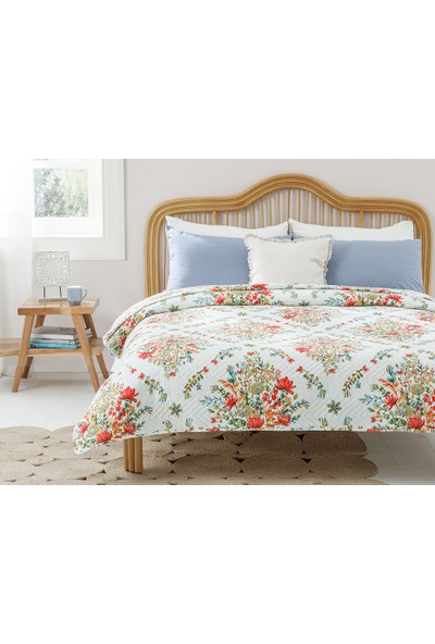 English Home Boho Flowers Çift Kişilik Çok Amaçlı Yatak Örtüsü 200 x 220 cm Kırmızı English Home Boho Flowers Çift Kişilik Çok Amaçlı Yatak Örtüsü 200 x 220 cm Kırmızı