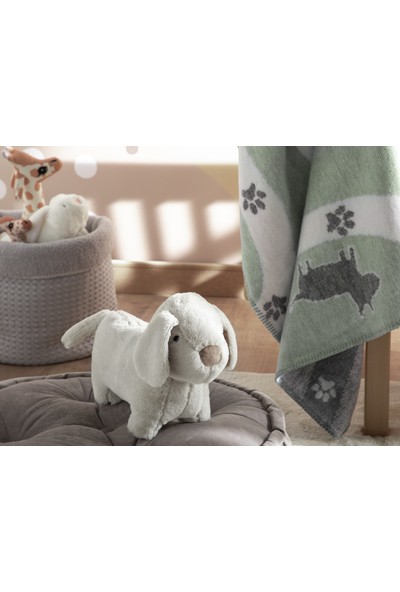 Mini Dog Polyester Dekoratif Yastık 22X31 cm Bej Mini Dog Polyester Dekoratif Yastık 22X31 cm Bej