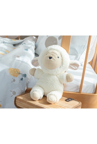 English Home Little Lamb Dekoratif Yastık 40 x 30 cm Ekru