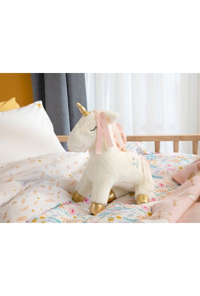 English Home Little Unicorn Polyester Dekoratif Yastık 40X30 cm Beyaz English Home Little Unicorn Polyester Dekoratif Yastık 40X30 cm Beyaz