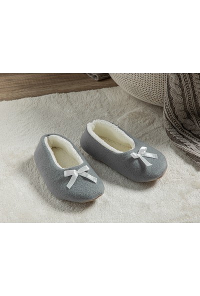 English Home Pure Love Polar Kadın Ev Babetı 36 Gri